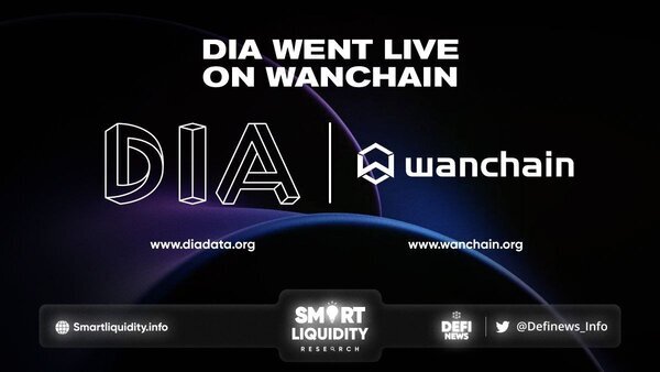 DIA Live on Wanchain. DIA’s end-to-end data and oracle infrastructure ...