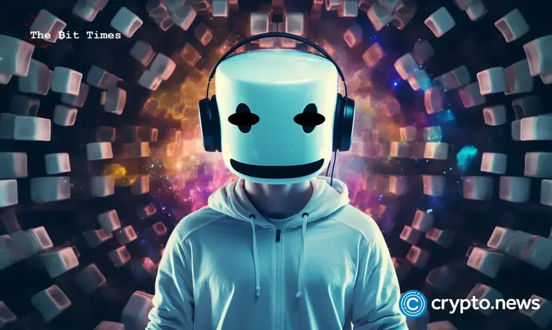 Fake DJ Marshmello presents sham coin at Web Summit as activists’ campaign