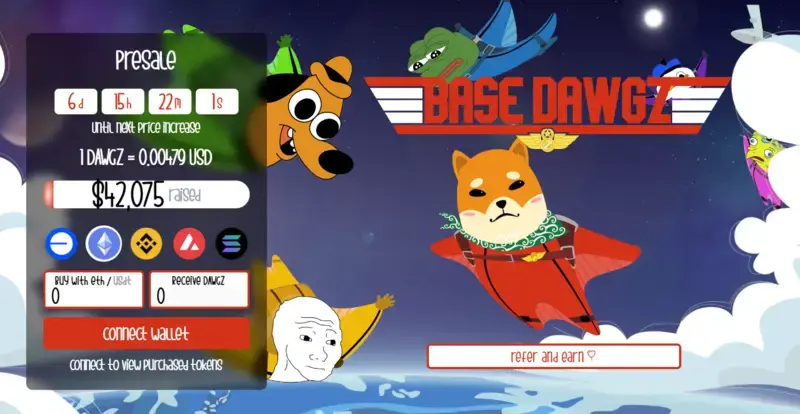 New Meme Coin Base Dawgz Starts Presale - Best BASE Chain Token?