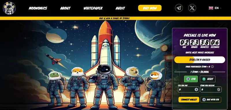The Moon Memes, a New Meme Coin, Raises $120000 in Presale – The Next ...